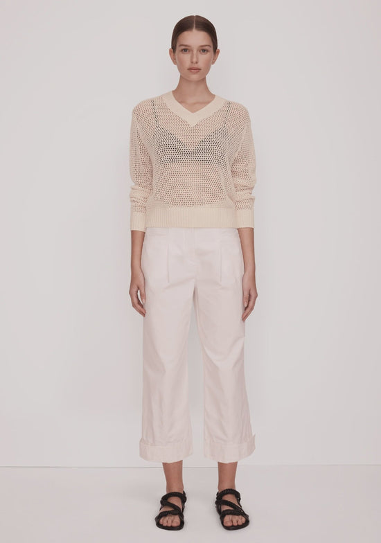 Austin Pants White by – Kohl and Soda