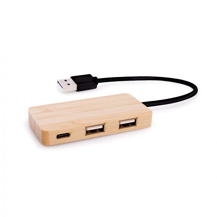 Bamboo USB Hub by – Kohl and Soda