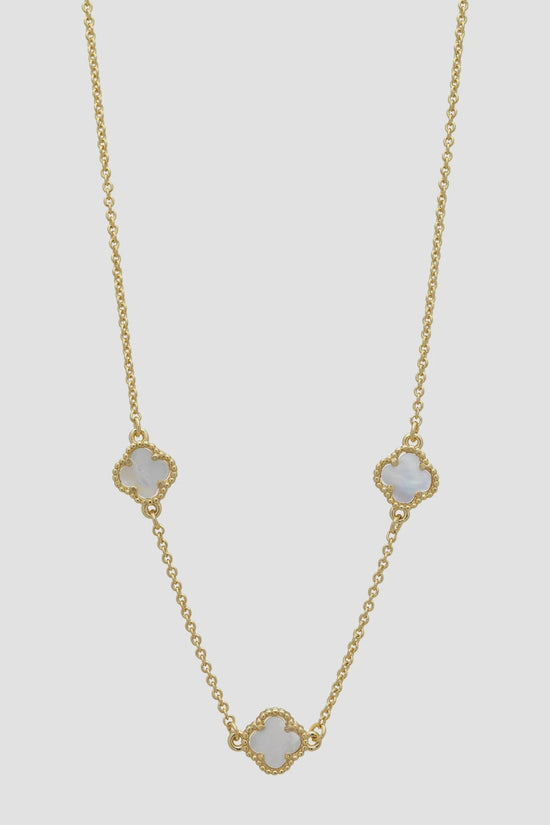 Duchess Gold Mother of Pearl Necklace by – Kohl and Soda