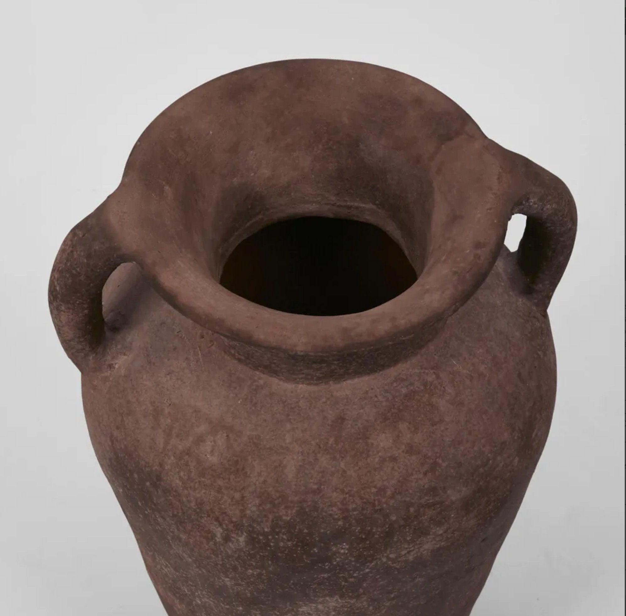 Novo Terracotta Urn Small Dark Brown by – Kohl and Soda